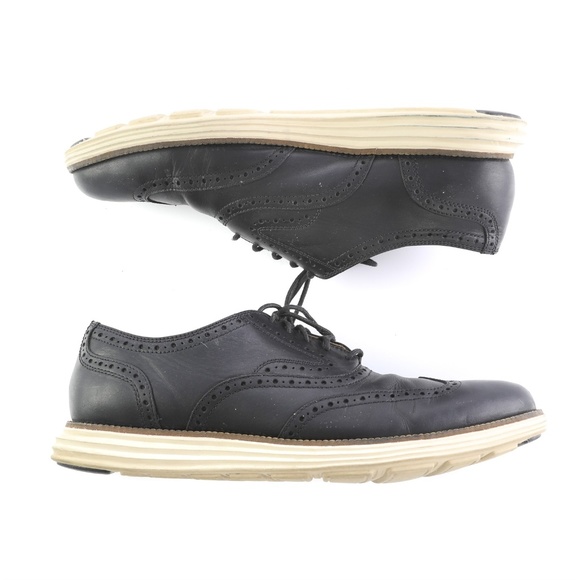 Cole Haan | Shoes | Cole Haan Grand Os Leather Brogue Wingtip Oxfords ...